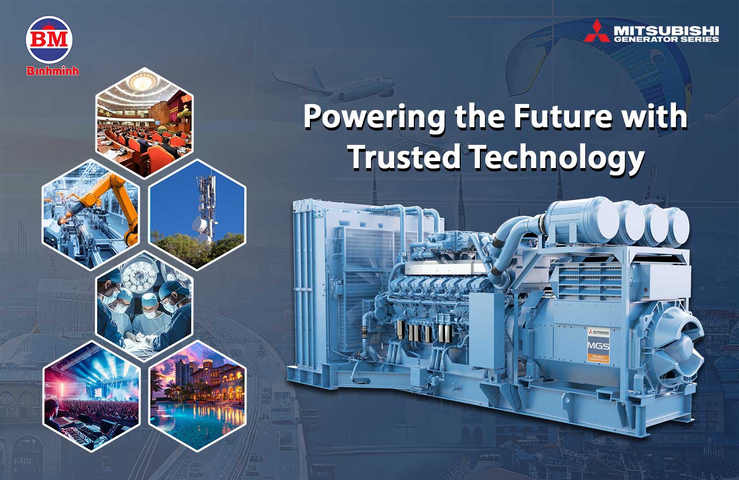 Mitsubishi Generator Sets - Máy phát điện Mitsubishi Việt Nam